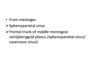 Cavernous sinus anatomy and clinical significance | PPTX