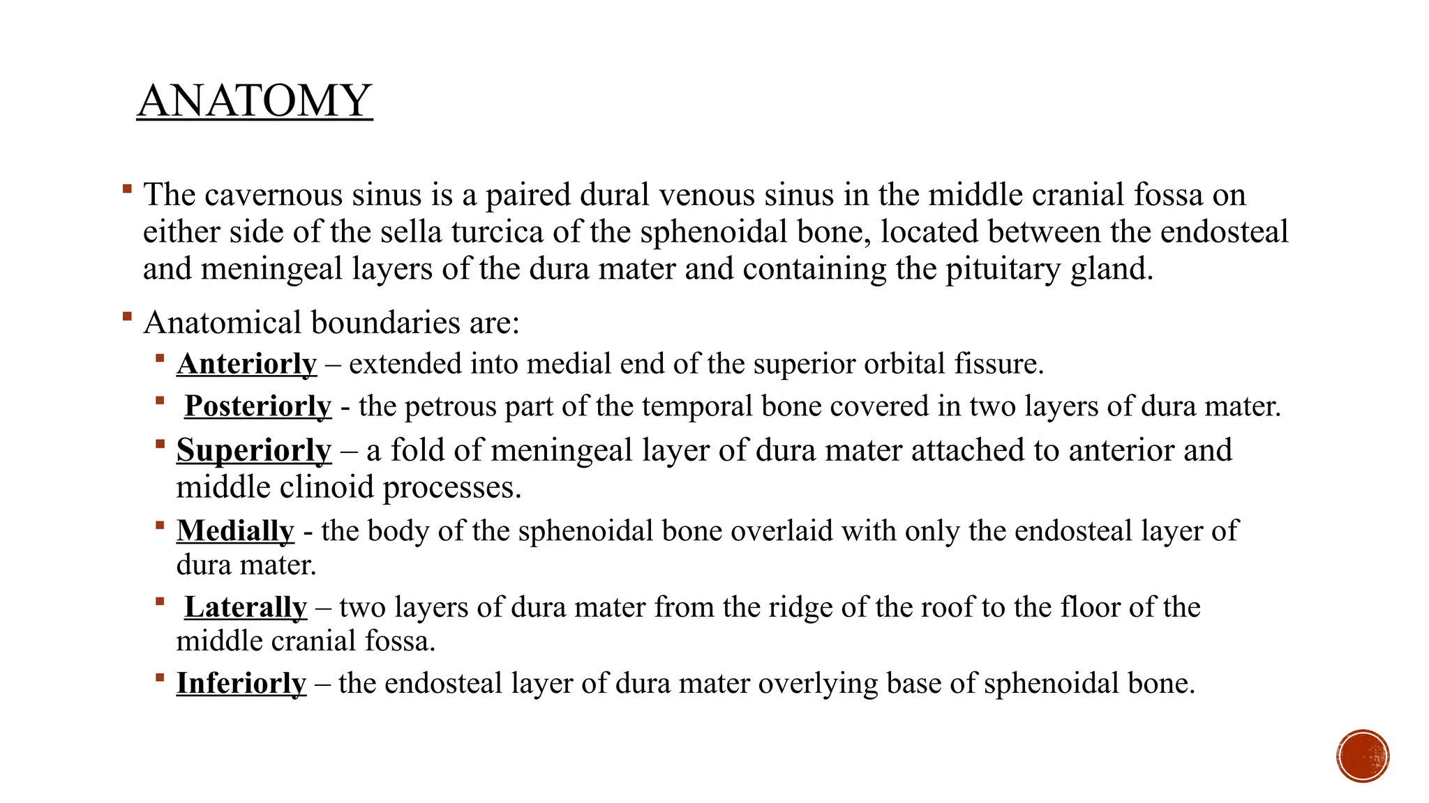 cavernous sinus anatomy and its contents.pptx