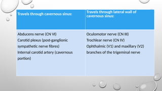 Cavernous Sinus Anatomy and applied .pptx