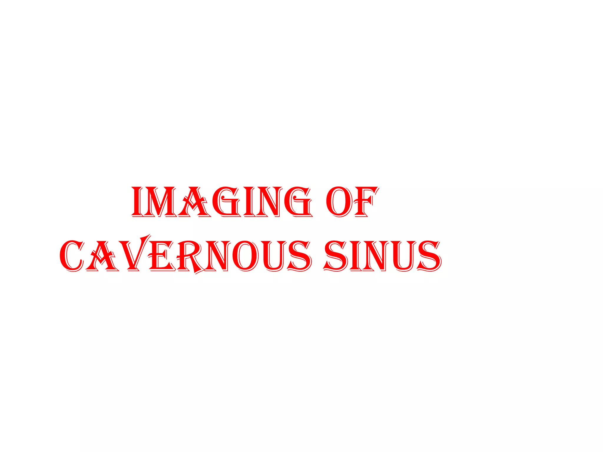 Cavernous sinus thrombosis.pdf ppt | PPTX