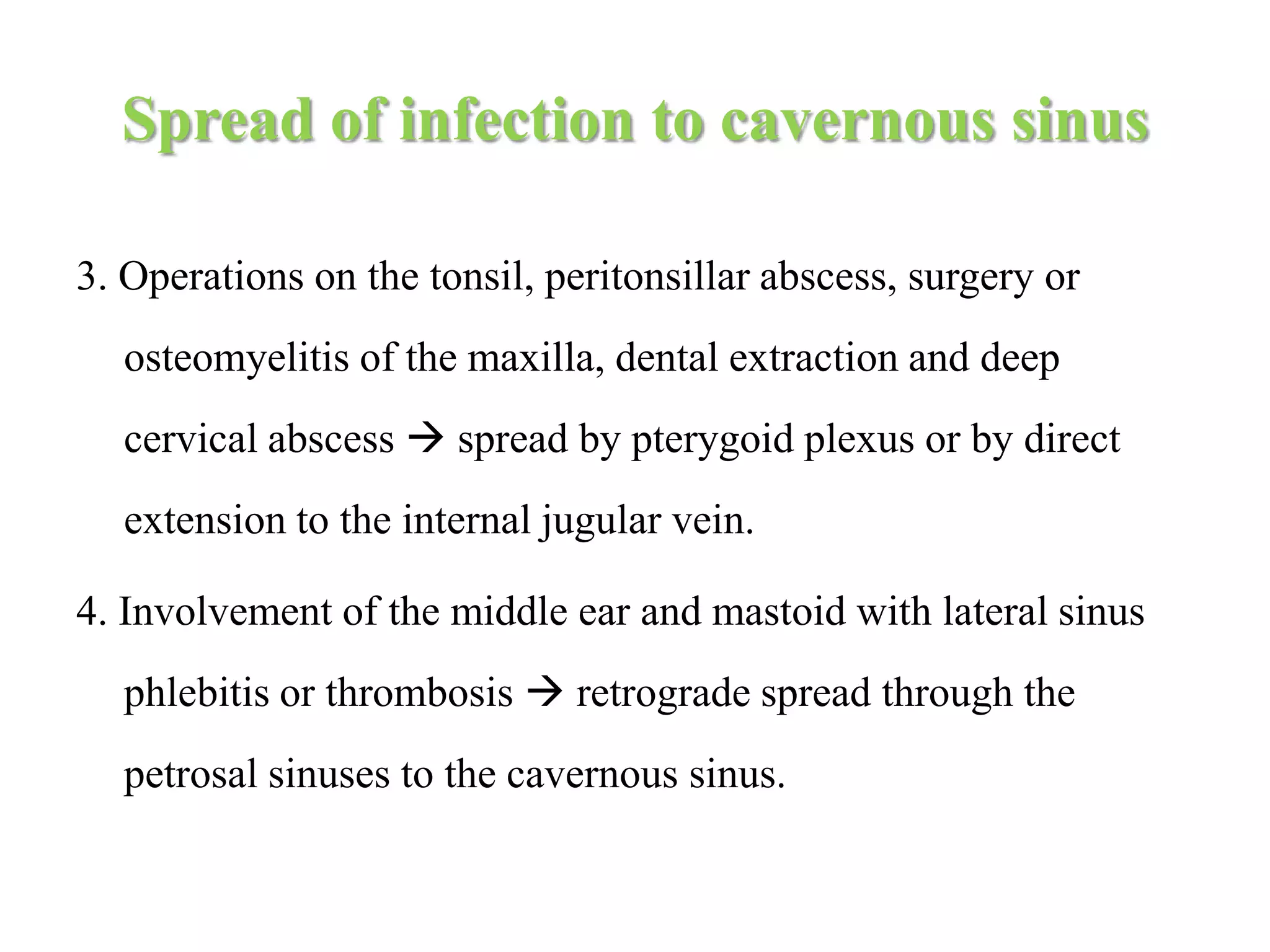 Cavernous sinus thrombosis.pdf ppt | PPTX