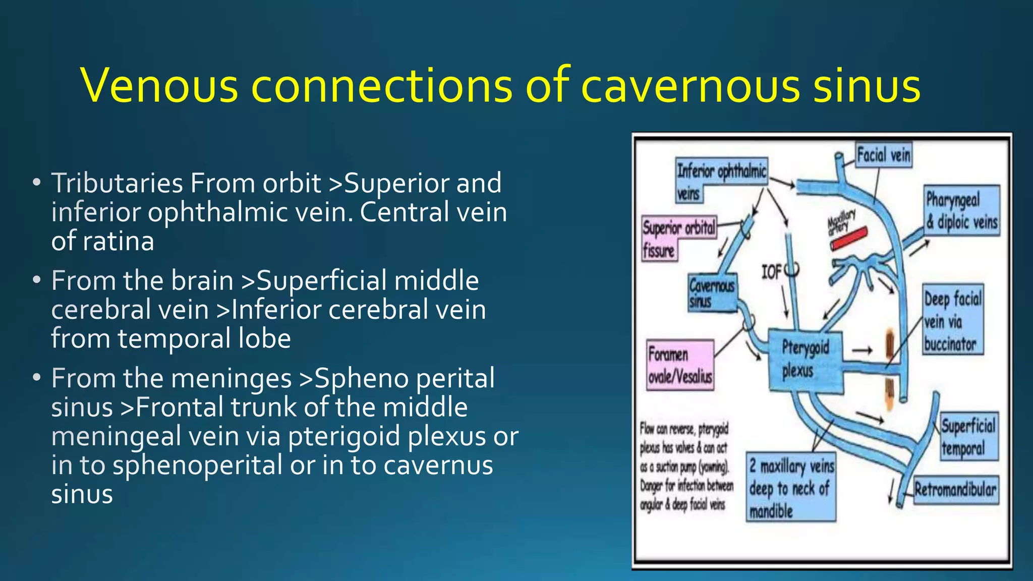 Cavernous sinus thrombosis | PPTX