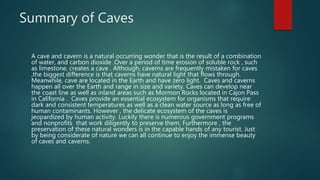 Caves | PPTX