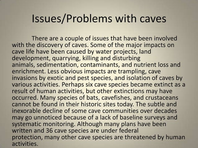 Caves geography pp | PPTX