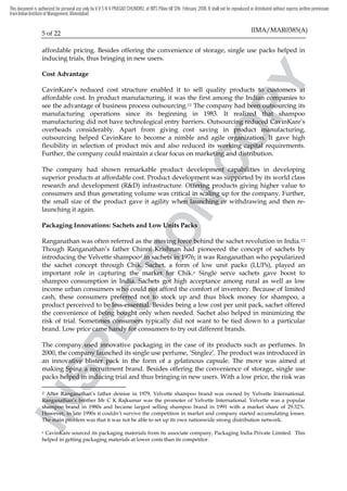 Cavin care growth strategies | PDF