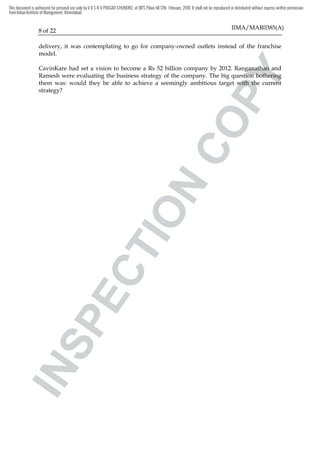 Cavin care growth strategies | PDF