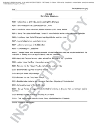 Cavin care growth strategies | PDF