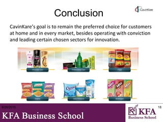 Cavinkare Case study | PPTX