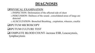 Cavitary tuberculosis | PPTX