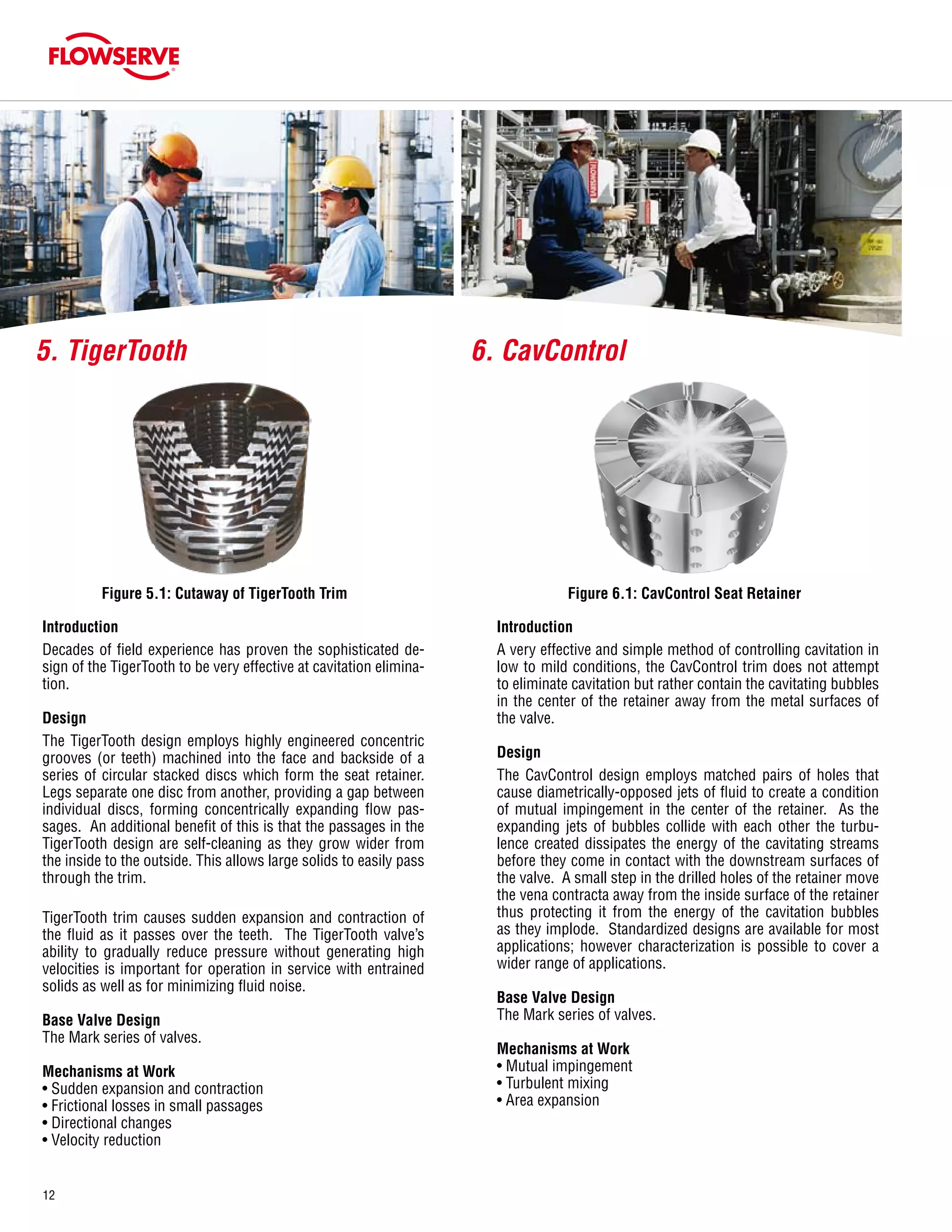 Cavitation Control in Industrial Valves | PDF