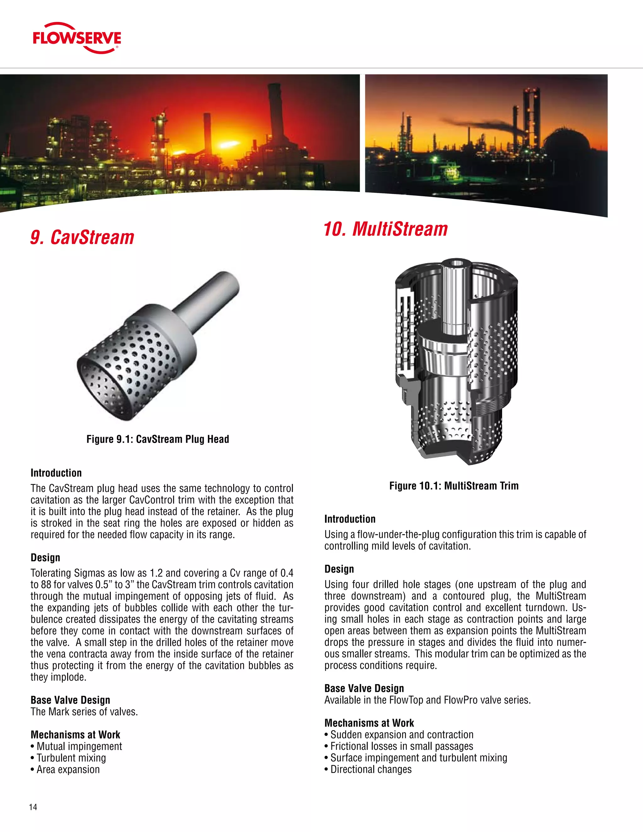 Cavitation Control in Industrial Valves | PDF