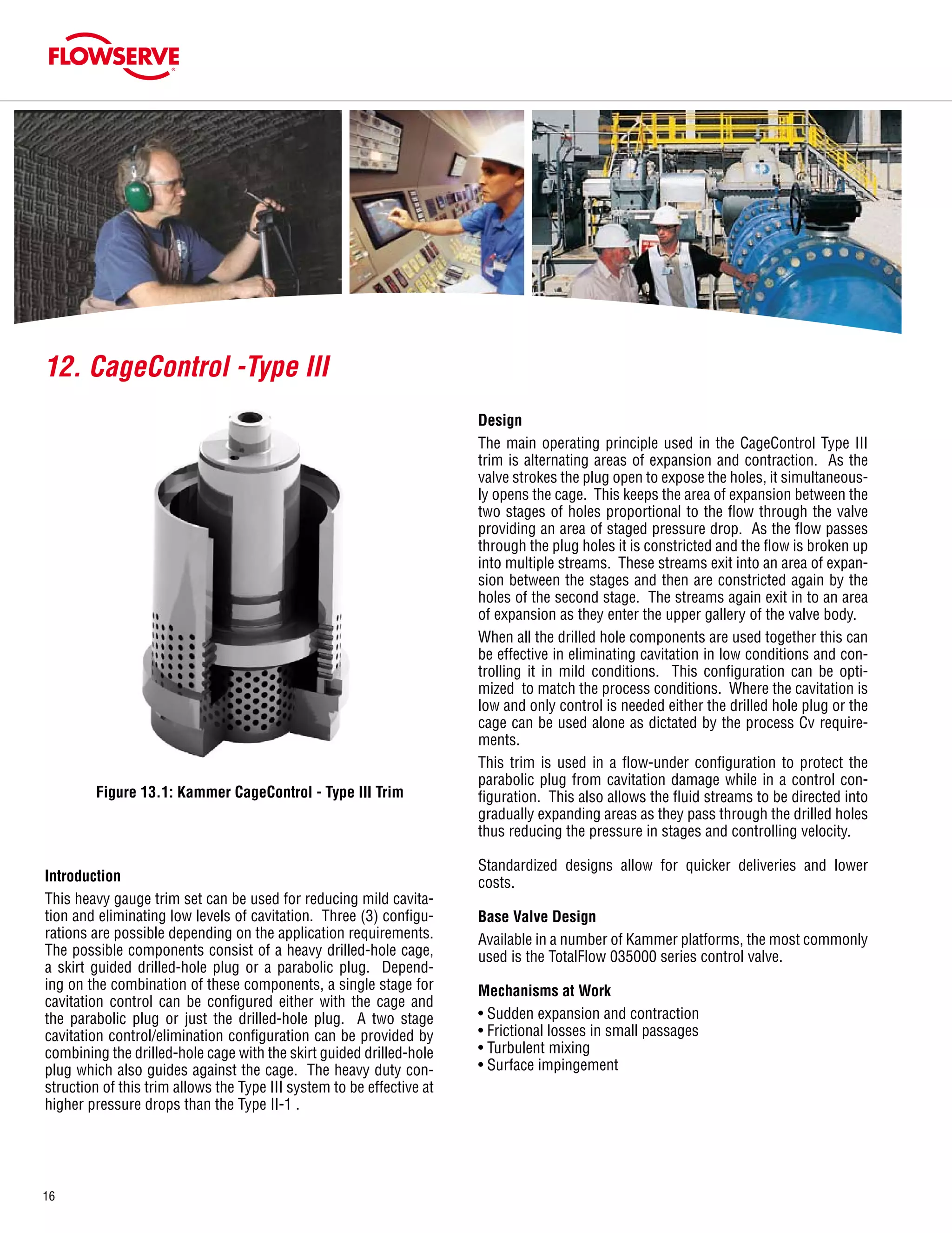 Cavitation Control in Industrial Valves | PDF