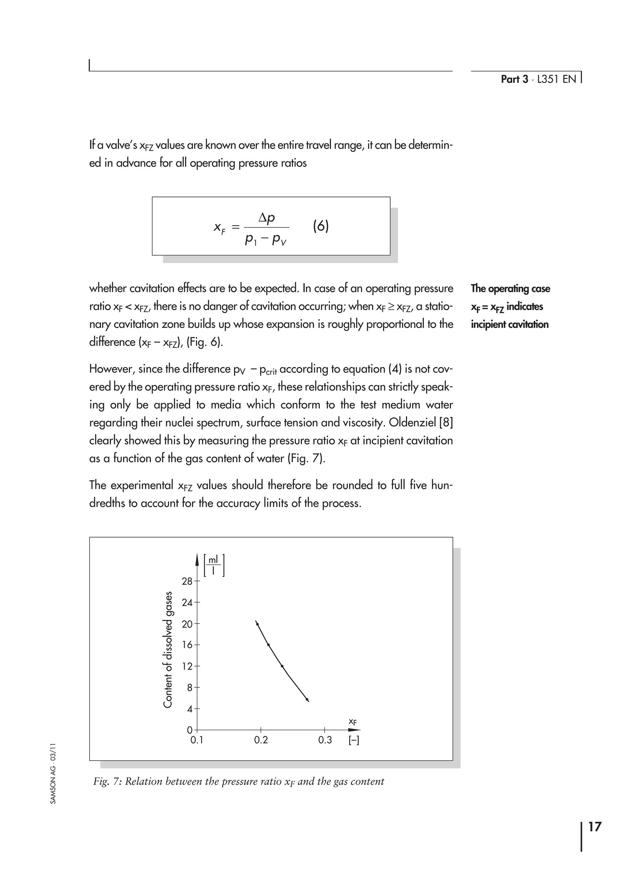 Cavitation in Control Valves | PDF