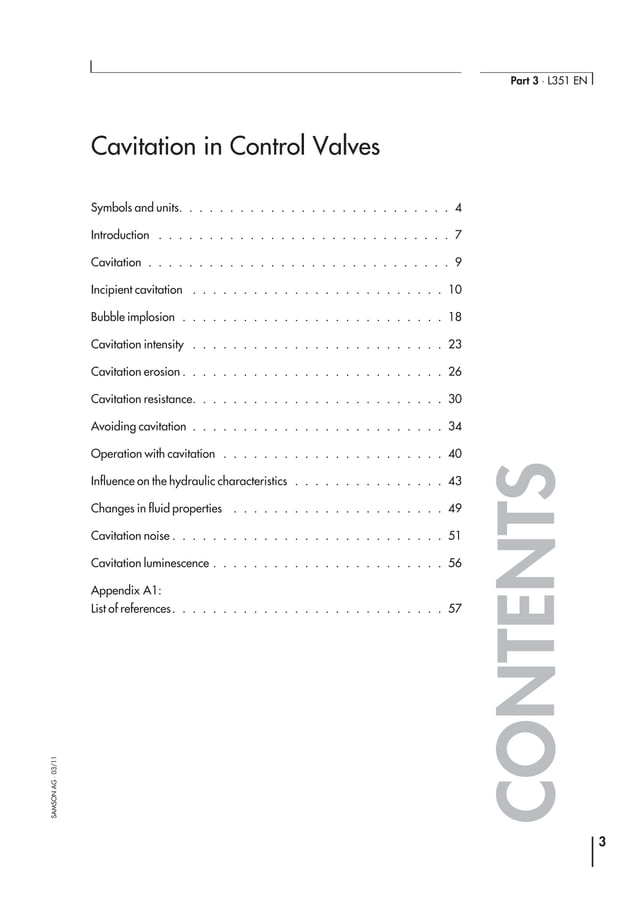 Cavitation in Control Valves | PDF | Physics | Science