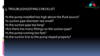 Cavitation's problems in pumps | PPT