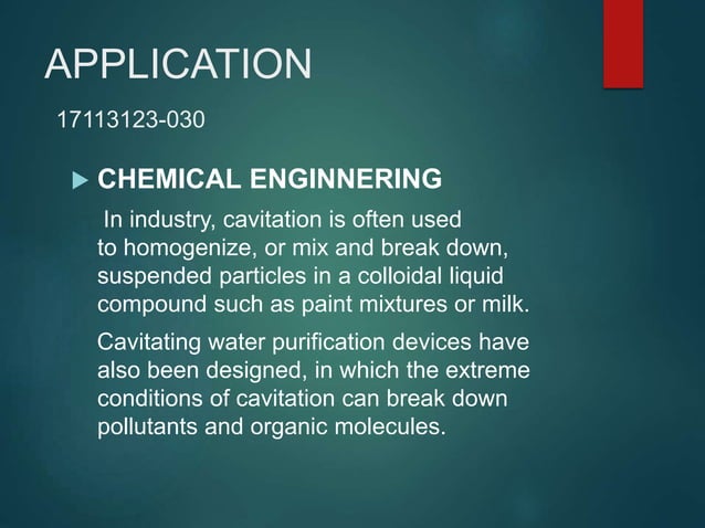 Cavitation Process and Types | PPTX | Chemistry | Science