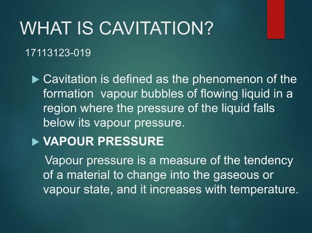 Cavitation Process and Types | PPTX | Chemistry | Science