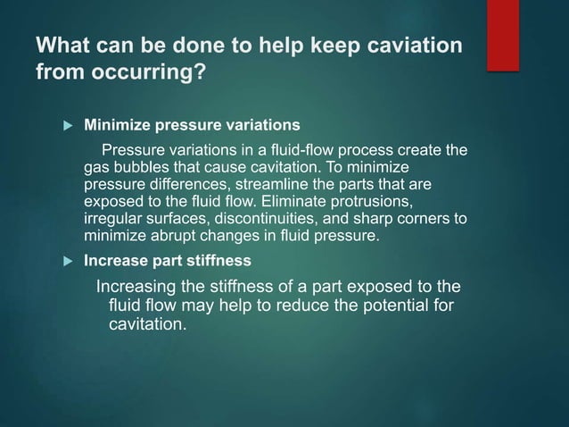 Cavitation Process and Types