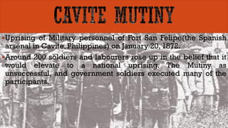 CAVITE-MUTINY-pptx. Unraveling the Past pdf | PDF