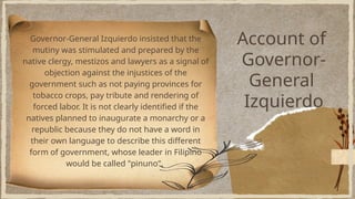 READINGS IN PHILIPPINE HISTORY- WHAT HAPPENED DURING THE CAVITY MUTINY ...