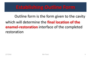 General rules for Cavity Preparations | PPT