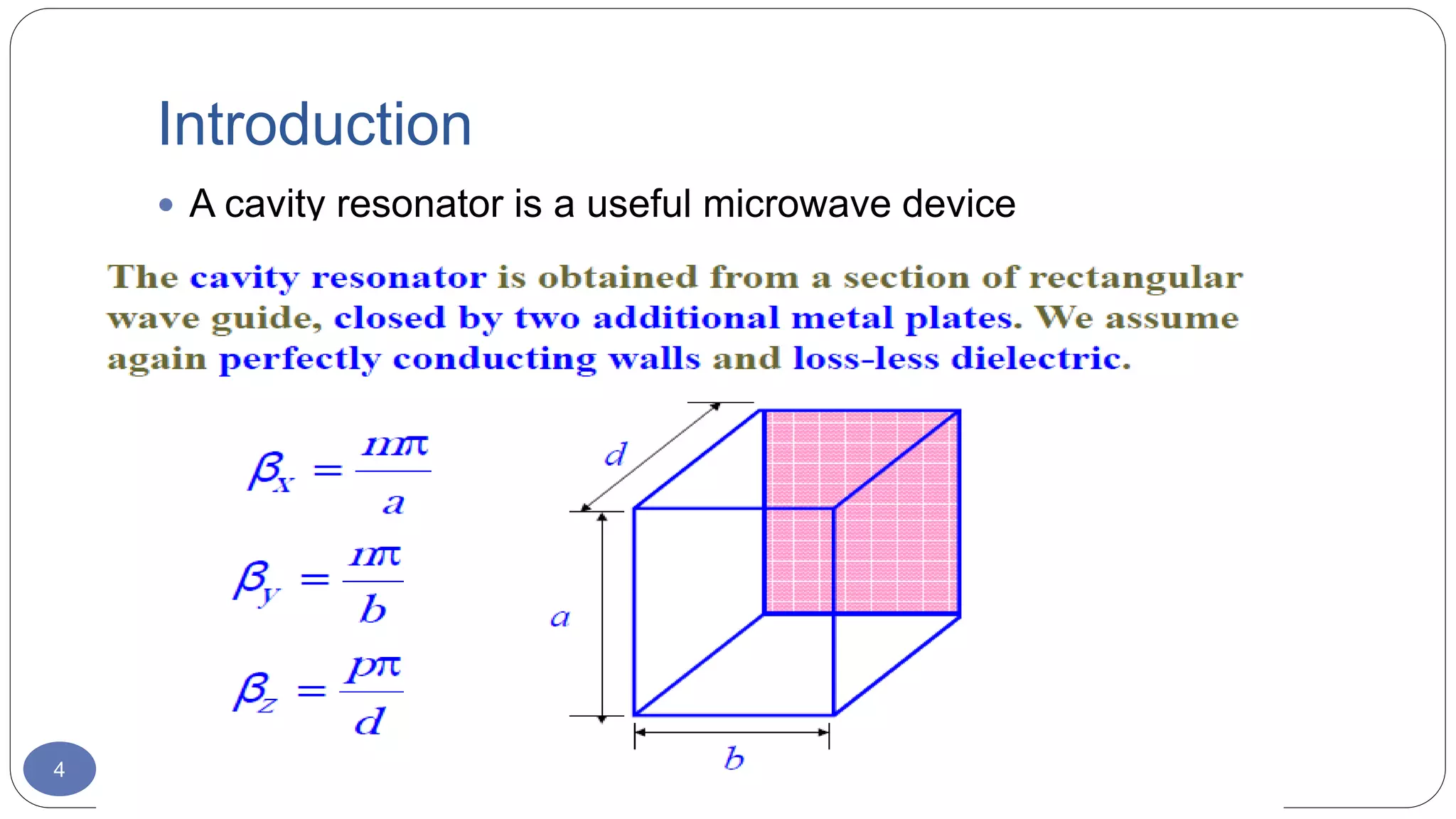 Cavity resonators | PPTX