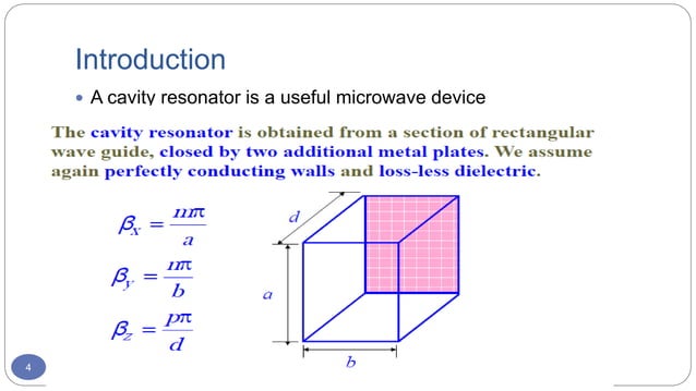 Cavity resonators | PPTX | Technology & Computing