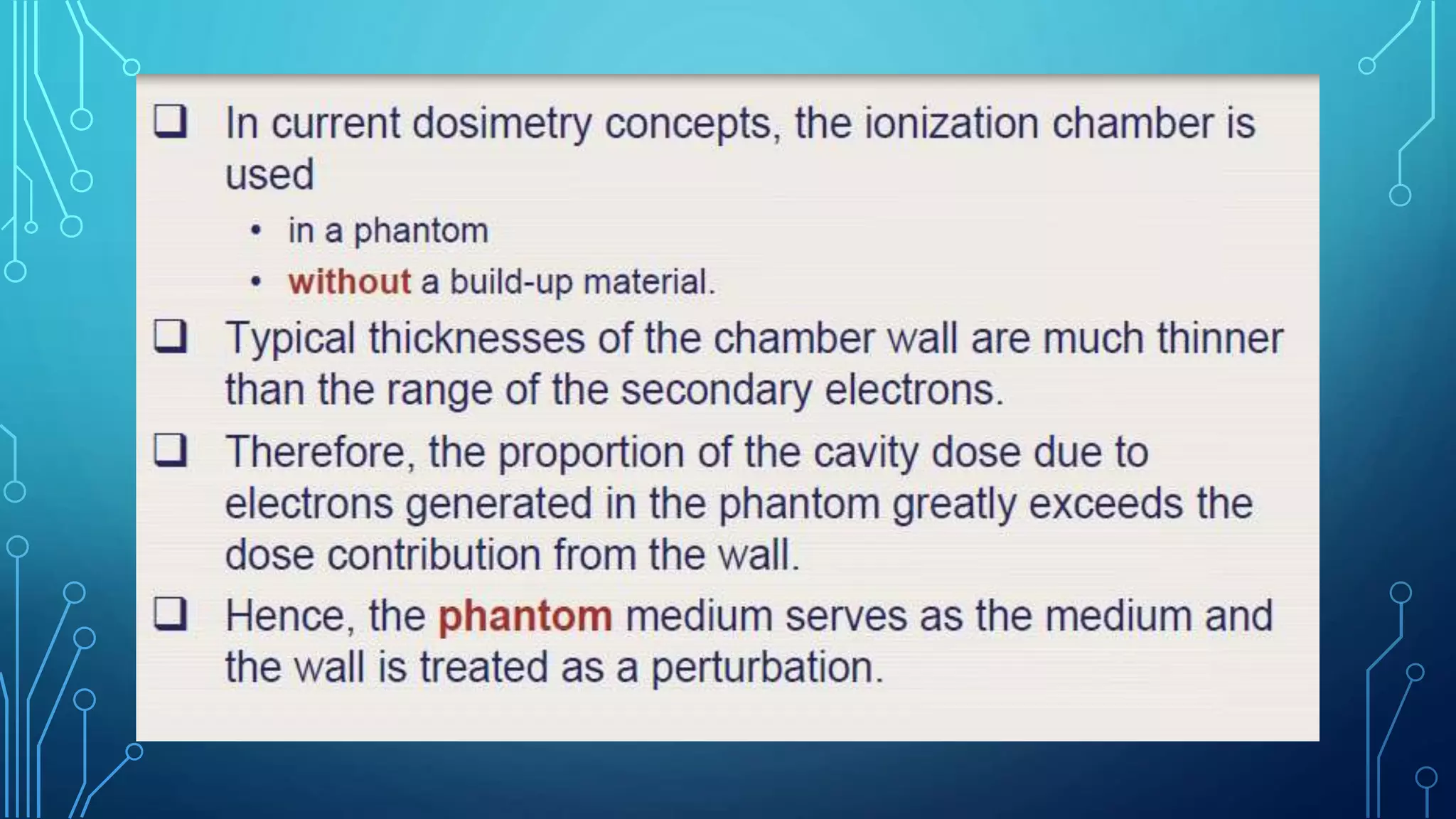 Cavity theory-Radiation physics | PPTX