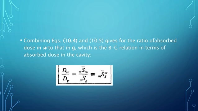 Cavity theory-Radiation physics | PPTX | Physics | Science