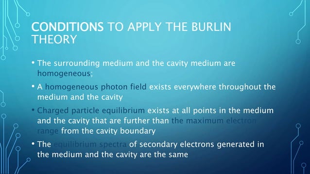 Cavity theory-Radiation physics | PPTX | Physics | Science