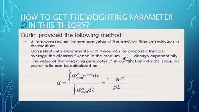 Cavity theory-Radiation physics | PPTX | Physics | Science