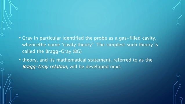 Cavity theory-Radiation physics | PPTX | Physics | Science