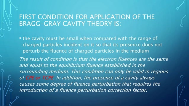 Cavity theory-Radiation physics | PPTX | Physics | Science