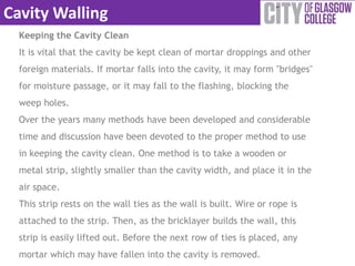 Cavity Walling | PPTX