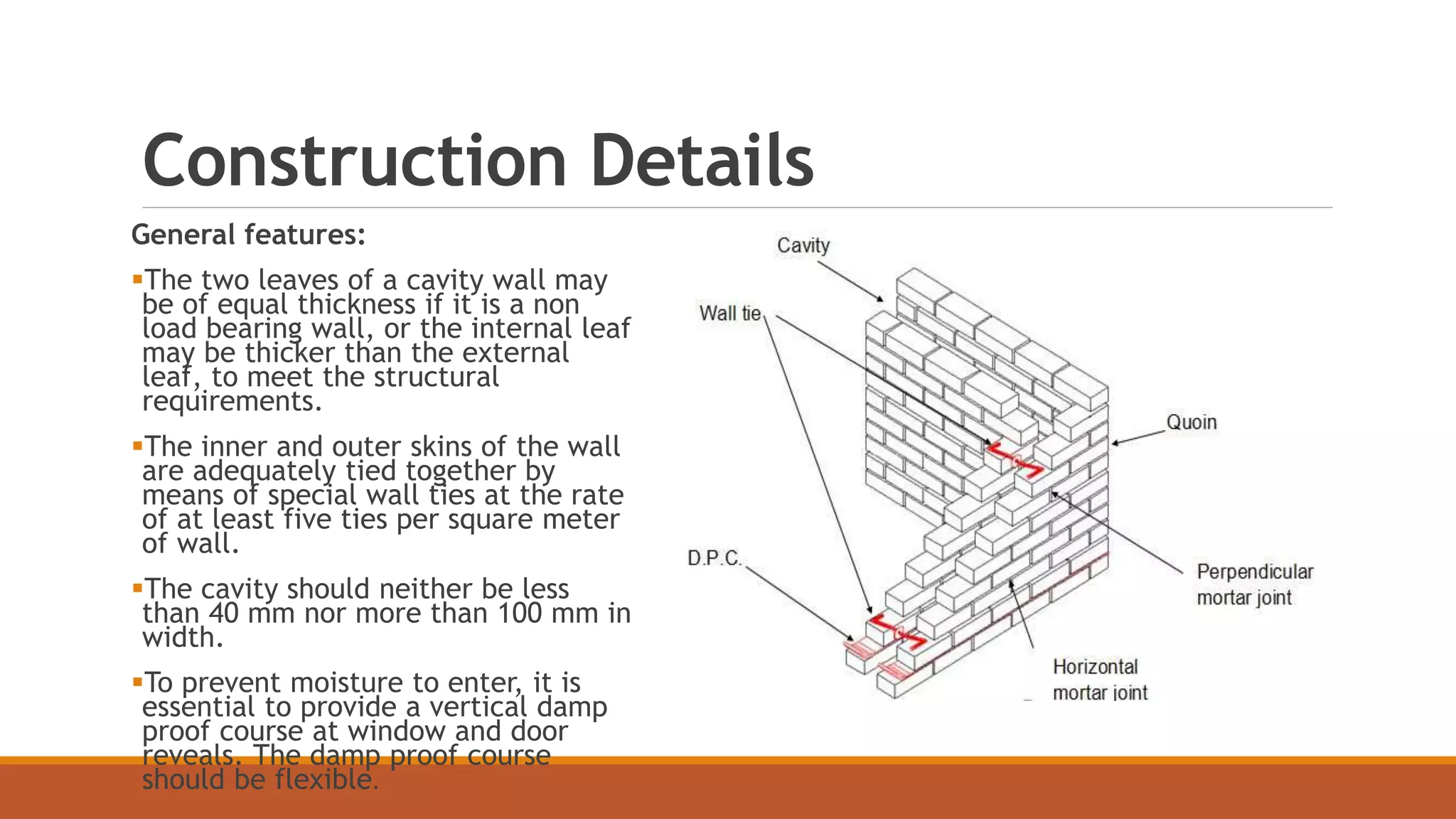 Cavity walls | PPTX