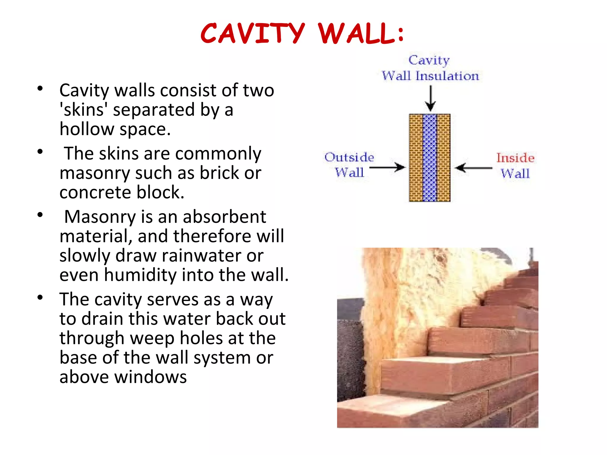 Cavity walls | PPT