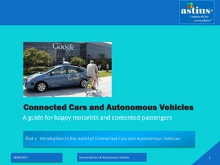 Introduction to Connected Cars and Autonomous Vehicles | PDF
