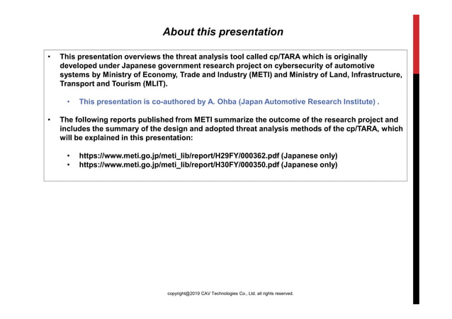 Cav Taguchi autosec china slides | PPT