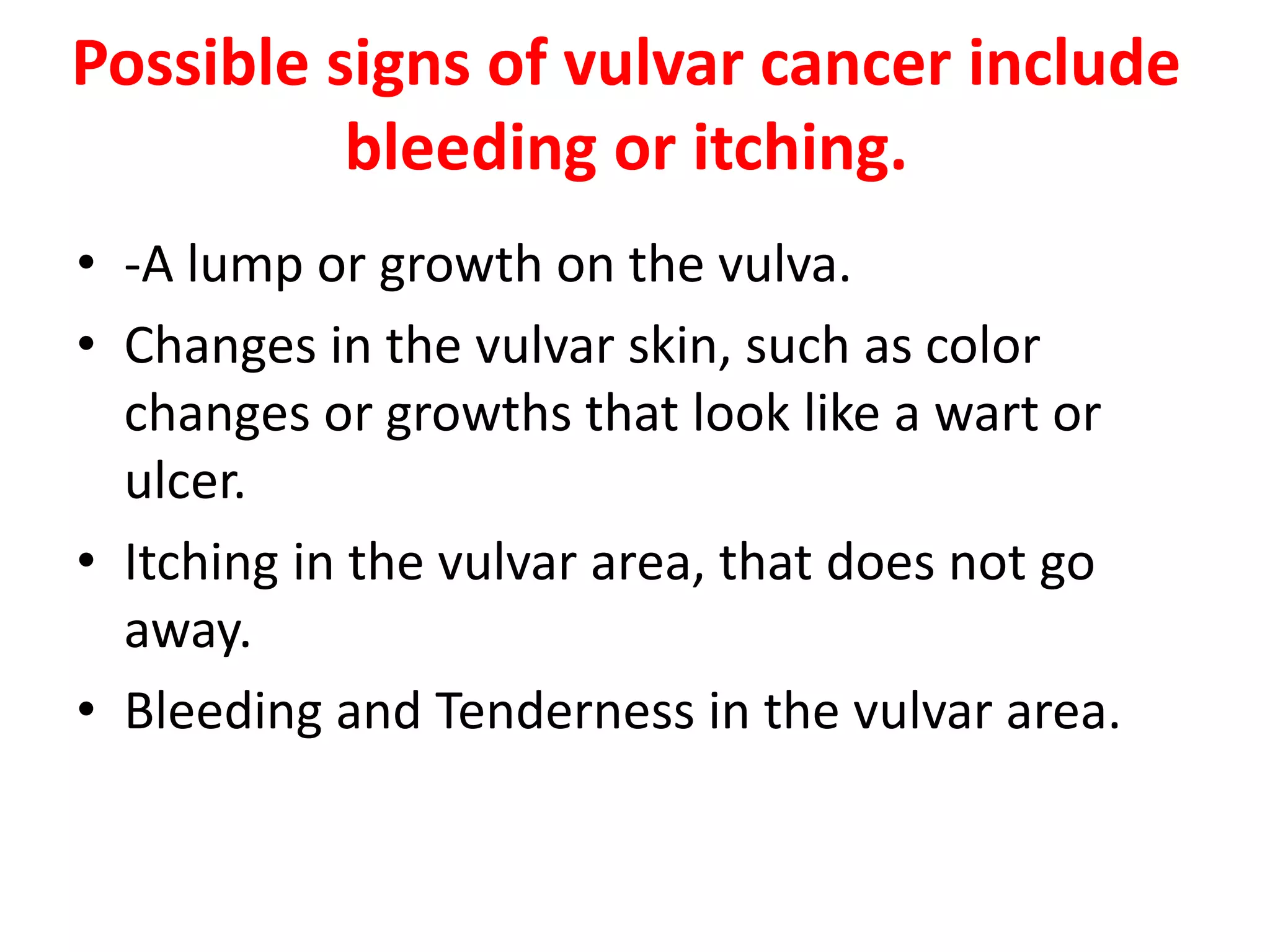 Carcinoma VULVA | PPTX