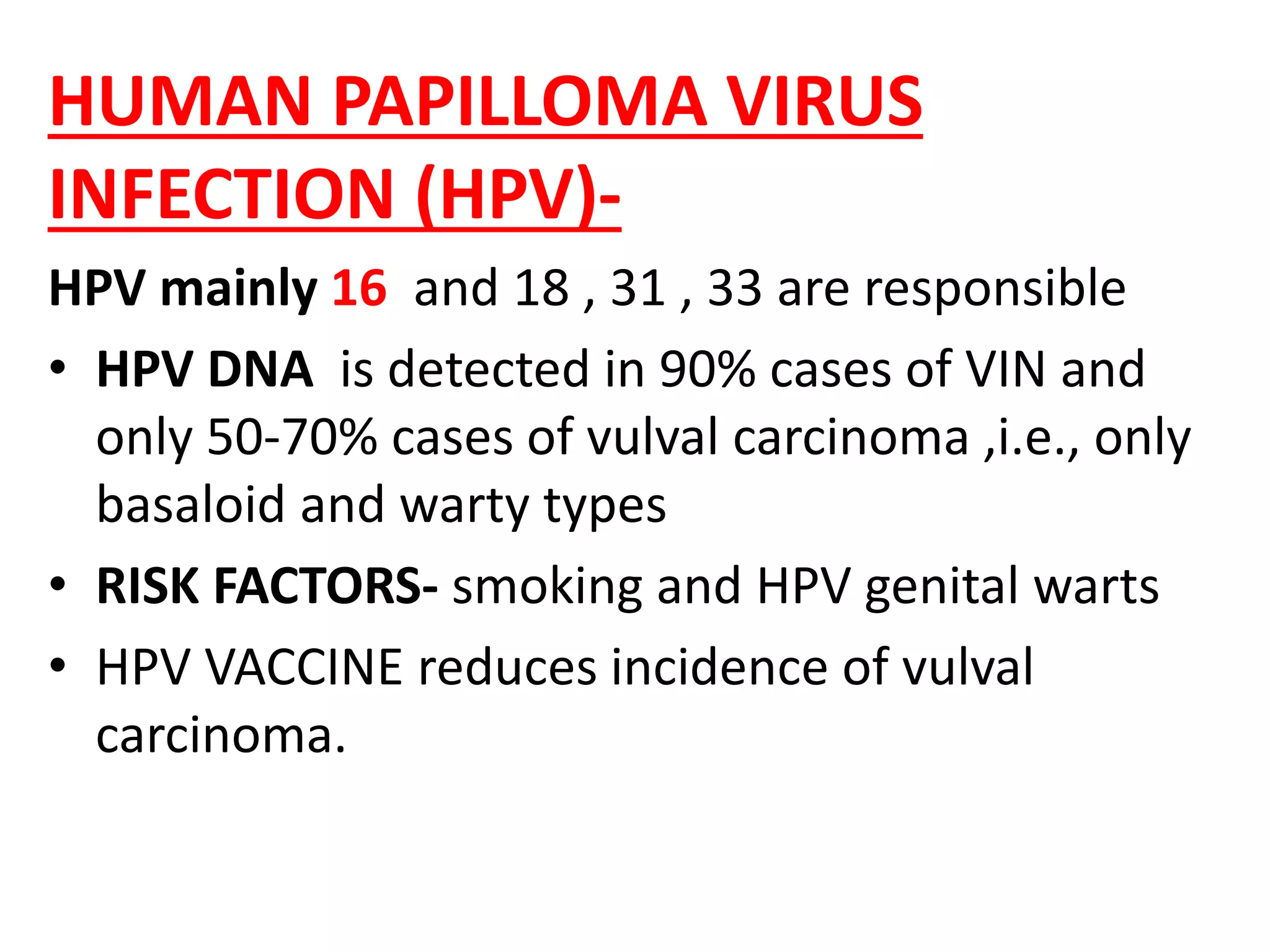 Carcinoma VULVA | PPTX