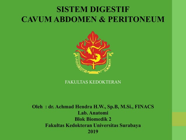 Cavum Abdomen _ Peritoneum .pptx