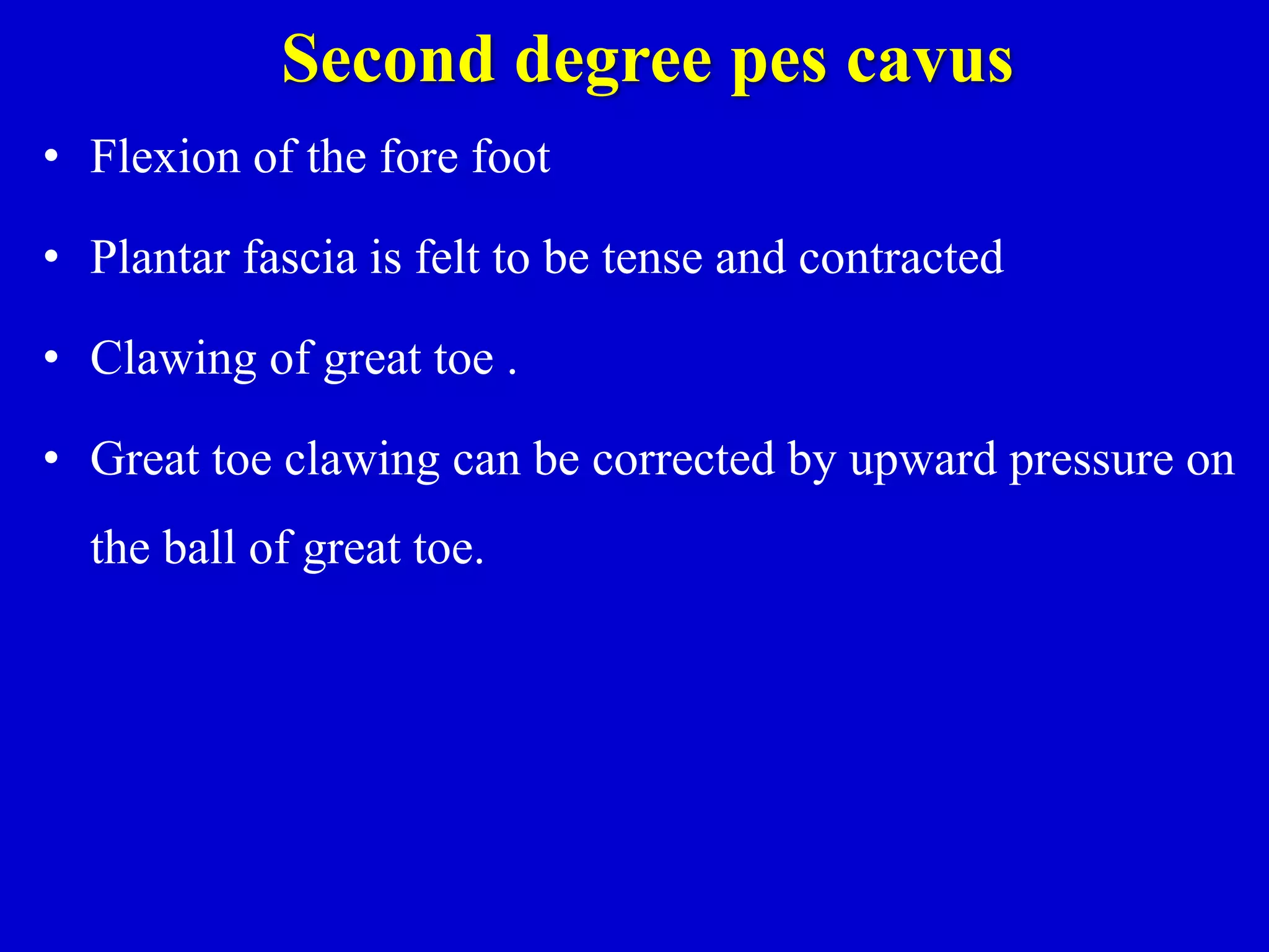 Flat foot and Cavus foot | PPTX