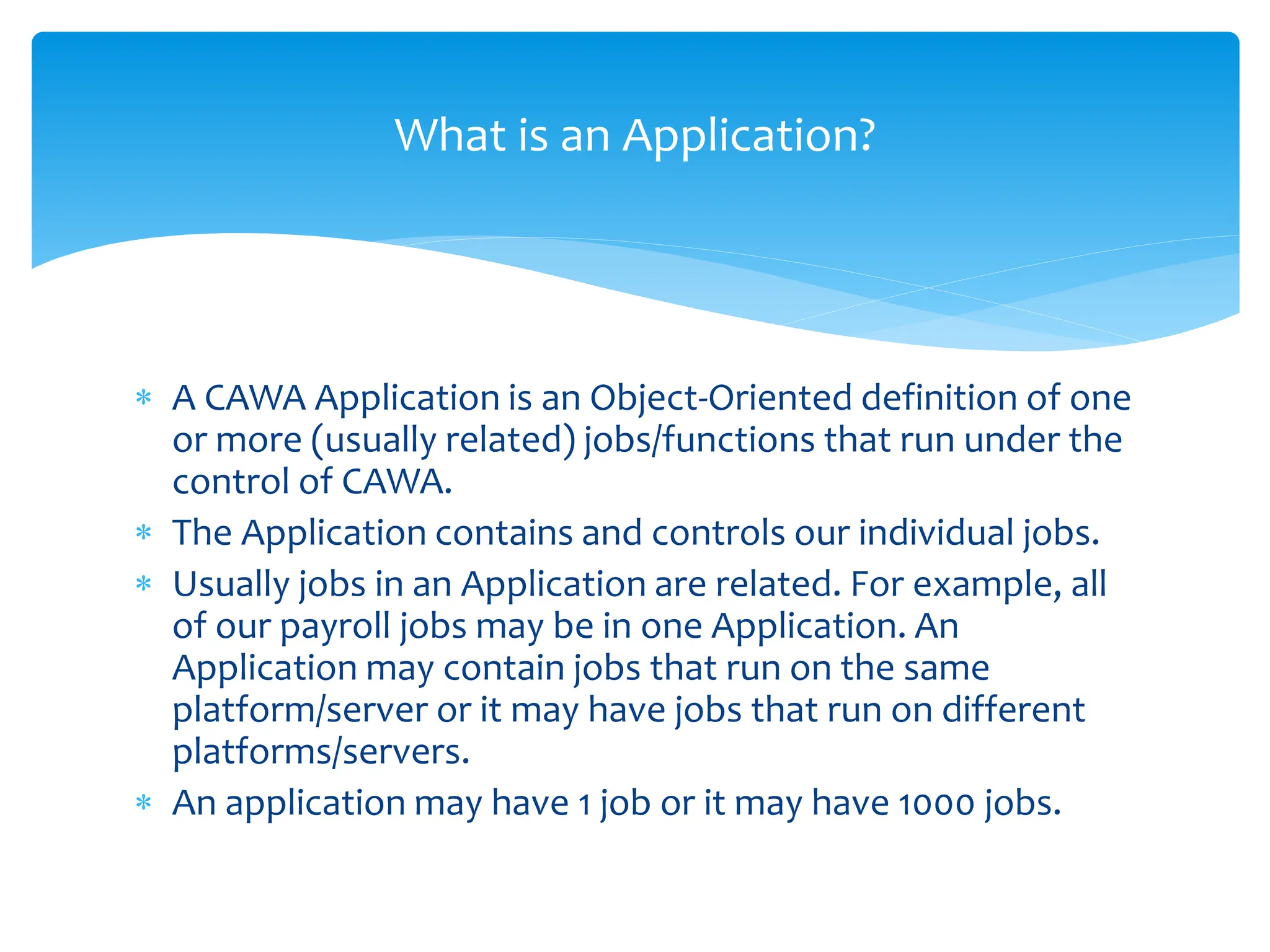 CA workload Automation Tool Power Point Presentation | PPTX