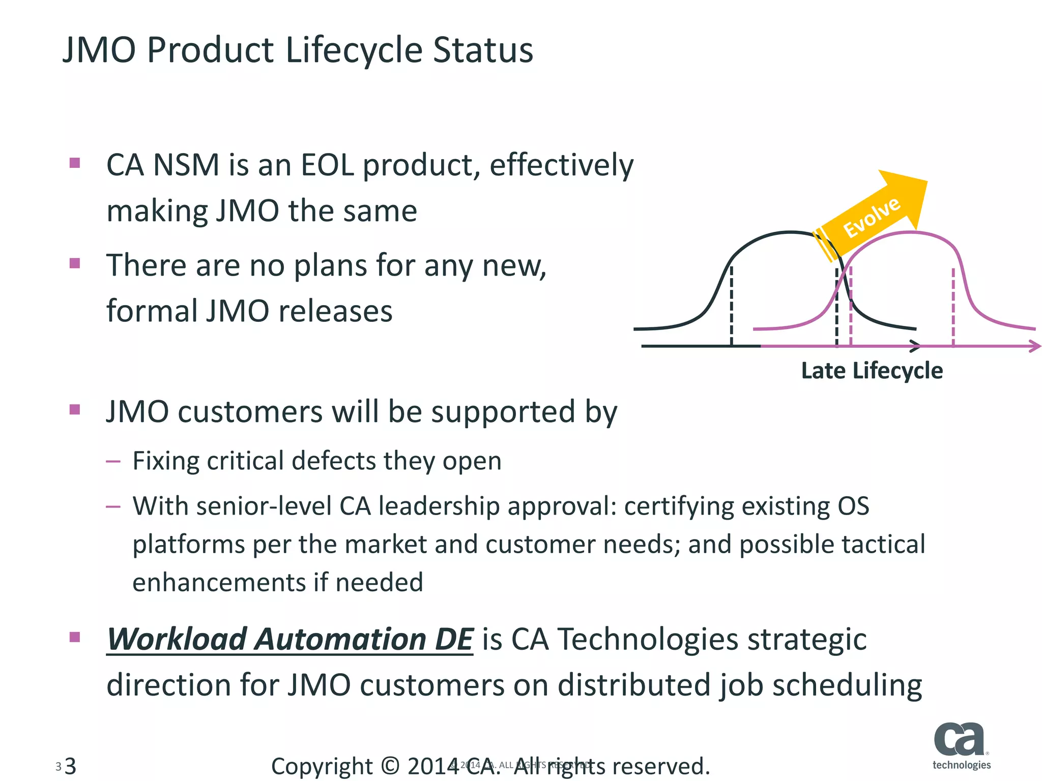 JMO to dSeries Transformation - CA Workload Automation Technology ...