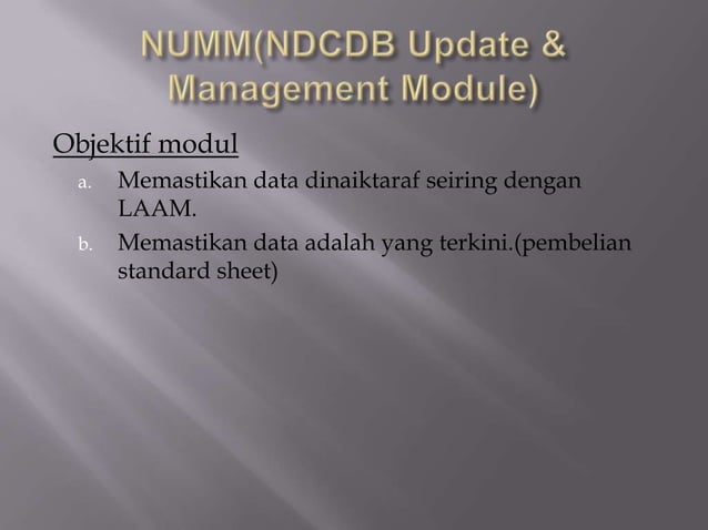Cawangan standard ndcdb | PPTX
