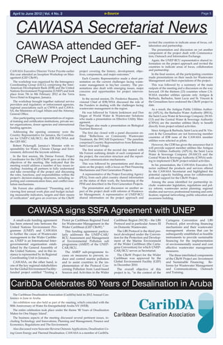 Cawasa newsletter 2nd quarter 2012 | PDF