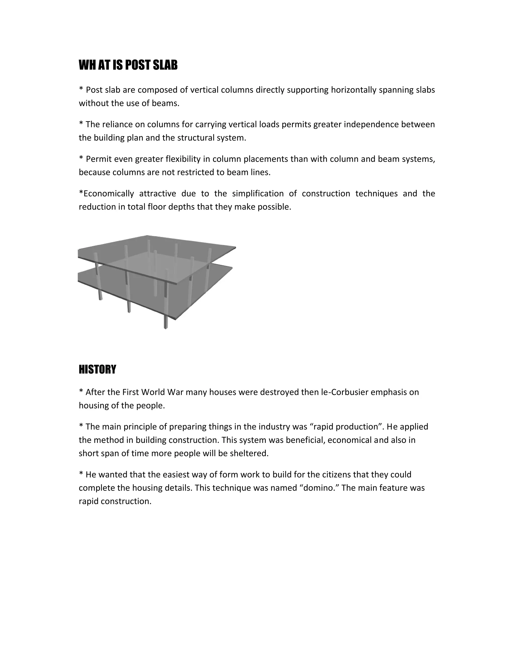 Post slab group | PDF