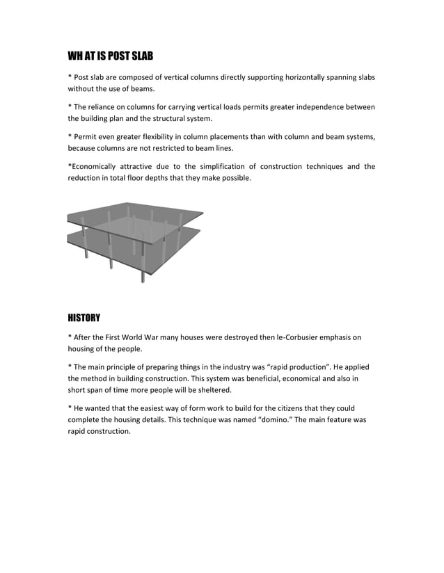 Post slab group | PDF