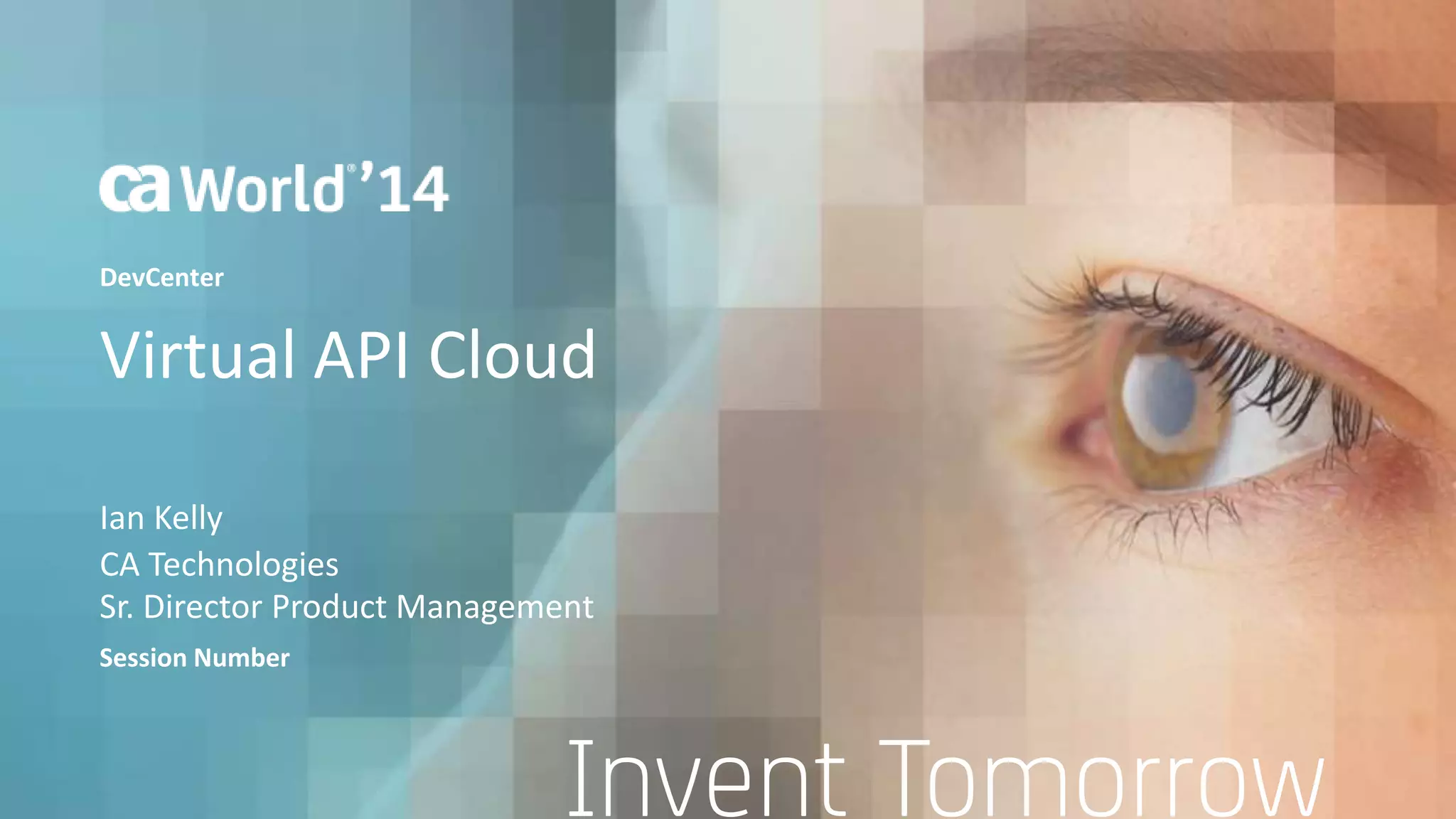 Virtual API Cloud - CA World Launch | PPT