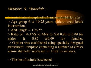C axis; a growth vector for maxilla | PPT